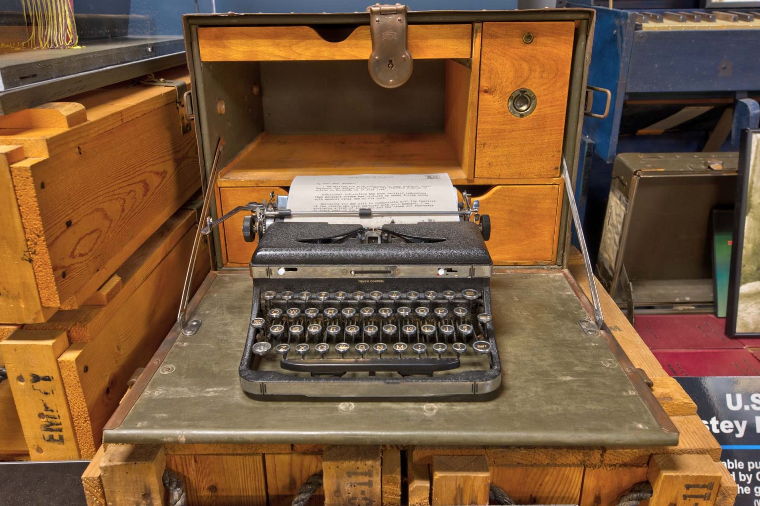 U.S. Army Officer’s Field Desk – Tennessee Museum Of Aviation