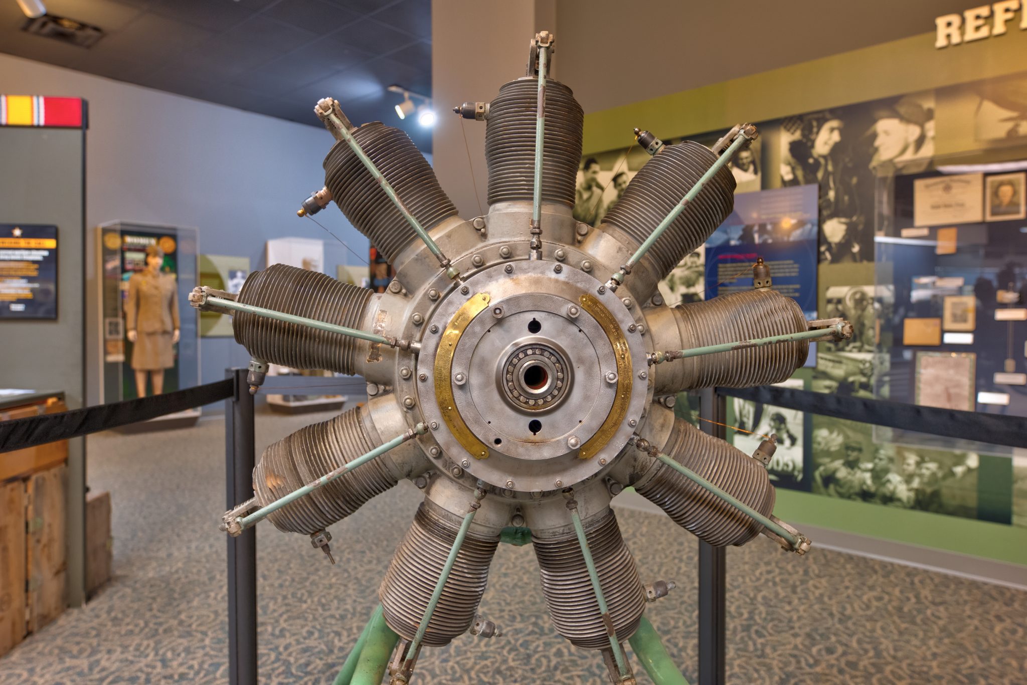 Gnome Rotary Model B Engine – Tennessee Museum Of Aviation